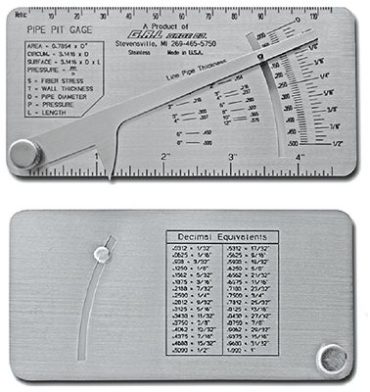 PIPE PIT GAUGE - Lenco Welding Accessories Ltd.