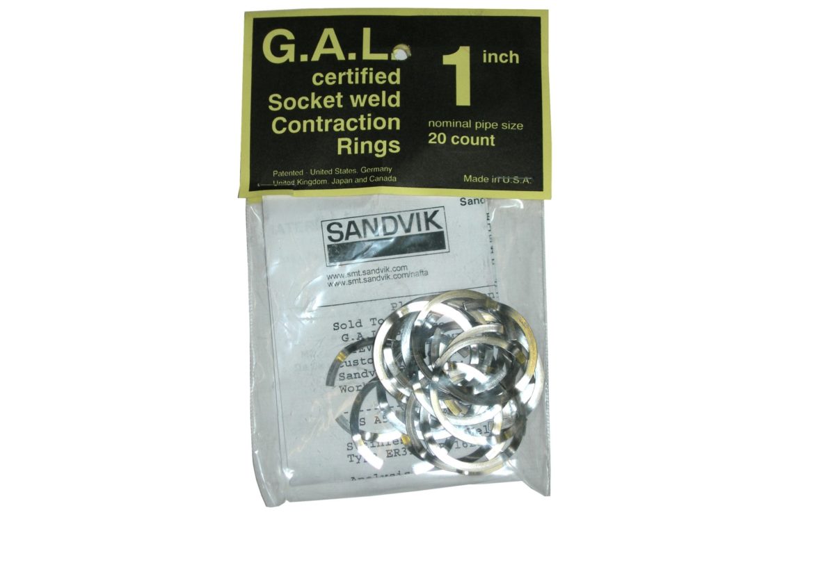 GAP-O-LET RINGS 1/2" 20/PK - Lenco Welding Accessories Ltd.