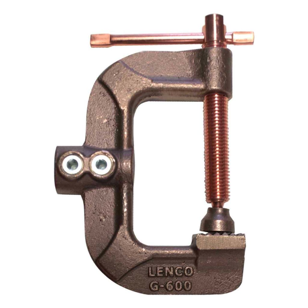G 600 AMP C-TYPE GROUND CLAMP - Lenco Welding Accessories Ltd.
